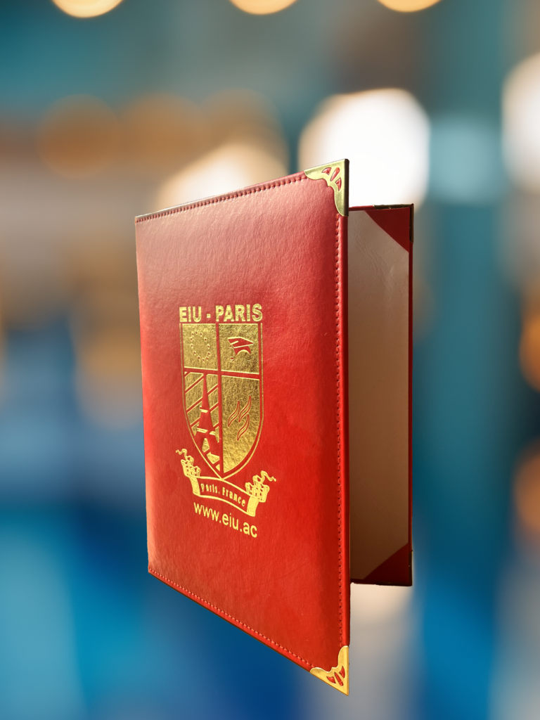 Certificate Folder – European International University – Study Anytime ...